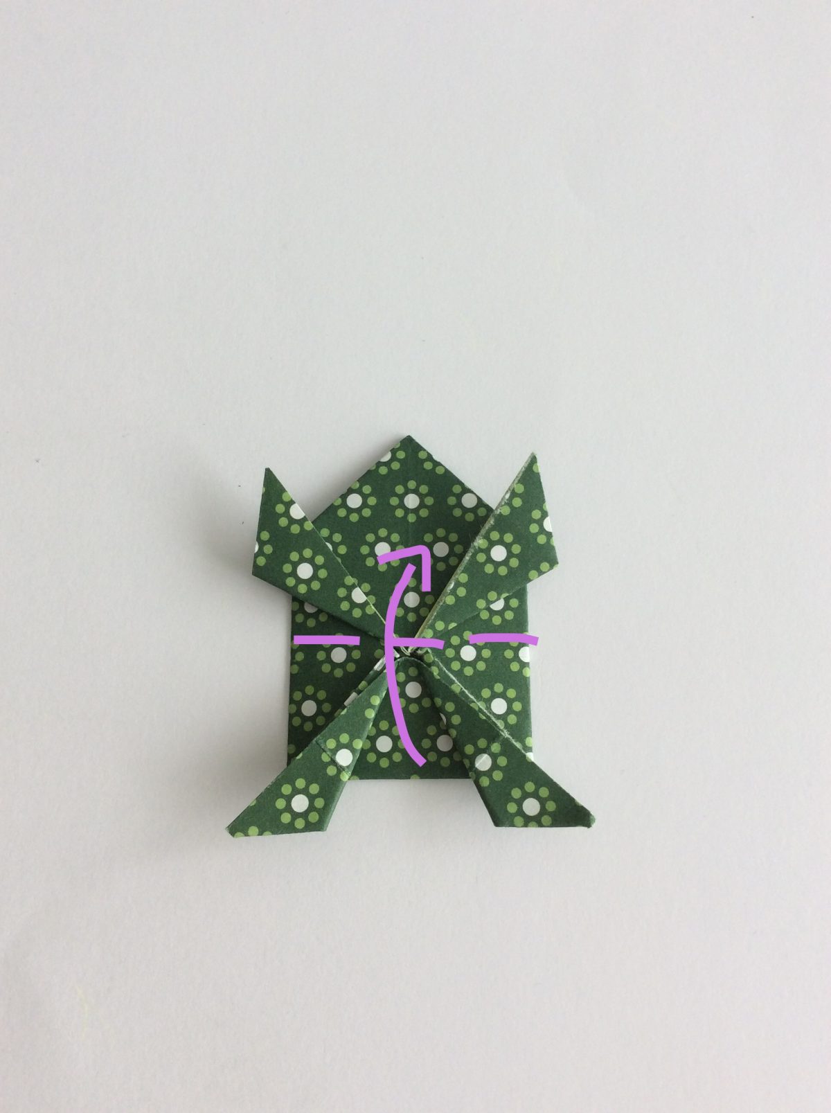 ORIGAMI: RANA SALTARINA