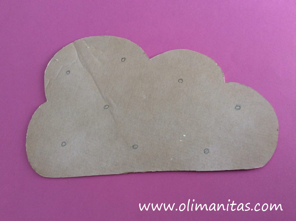 FIGURAS CON LUCES LED: NUBE - OLIMANITAS