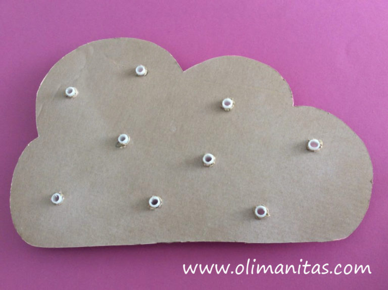 FIGURAS CON LUCES LED: NUBE - OLIMANITAS