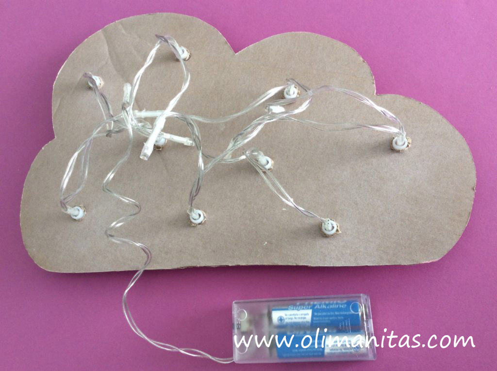 FIGURAS CON LUCES LED: NUBE - OLIMANITAS