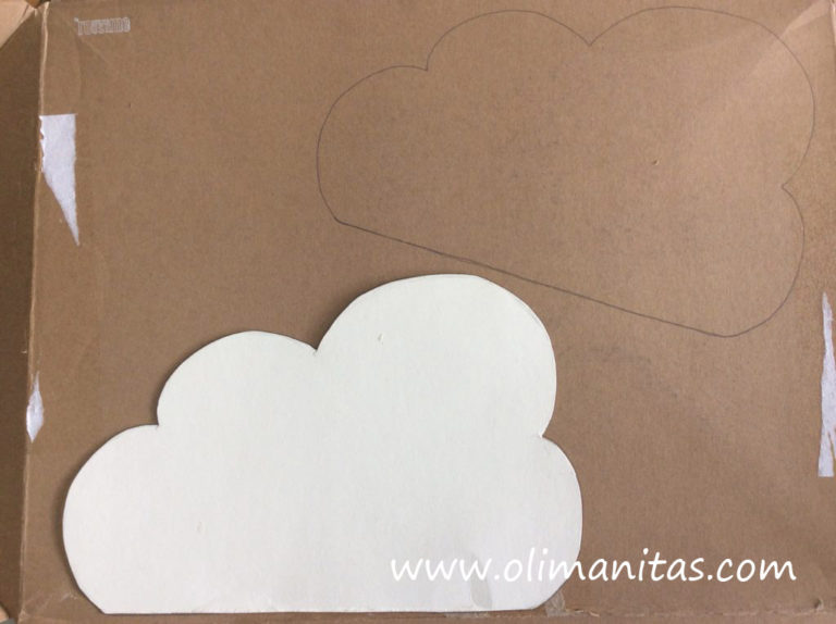 FIGURAS CON LUCES LED: NUBE - OLIMANITAS