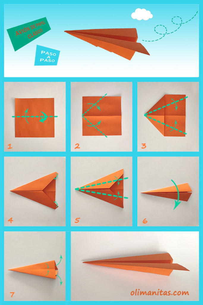 AVIÓN DE PAPEL CLÁSICO - OLIMANITAS